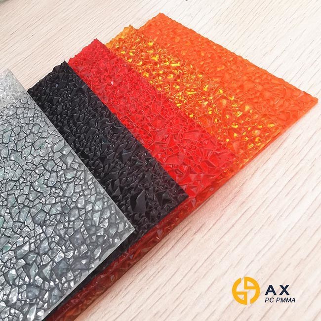 ANXIN acrylic embossed extrusion sheet plastic gate glass supplier ...