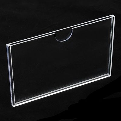 Custom Transparent Plastic Acrylic Sheet Slatwall Brochure Holders Cast ...